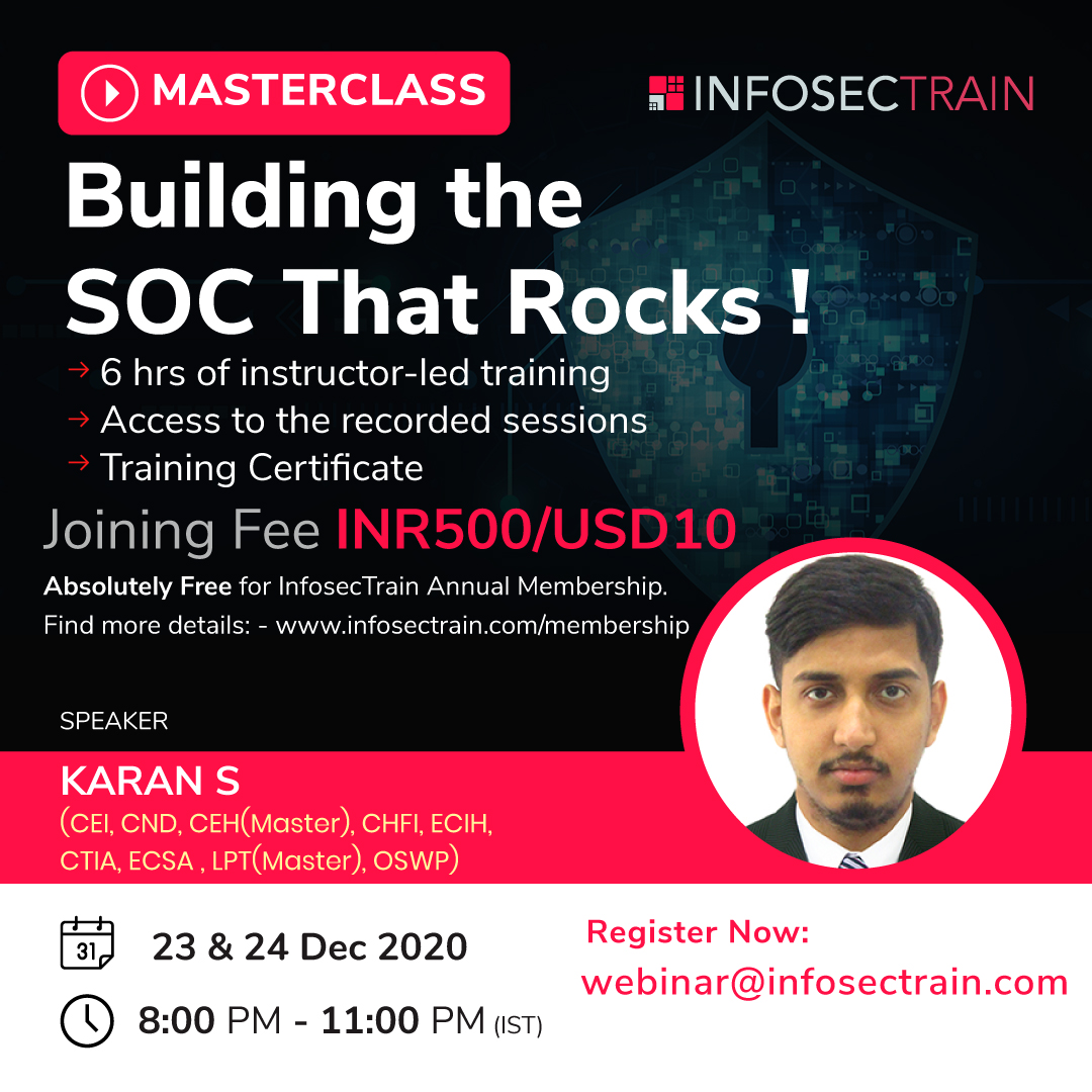 Live Workshop - Building the SOC That Rocks Masterclass