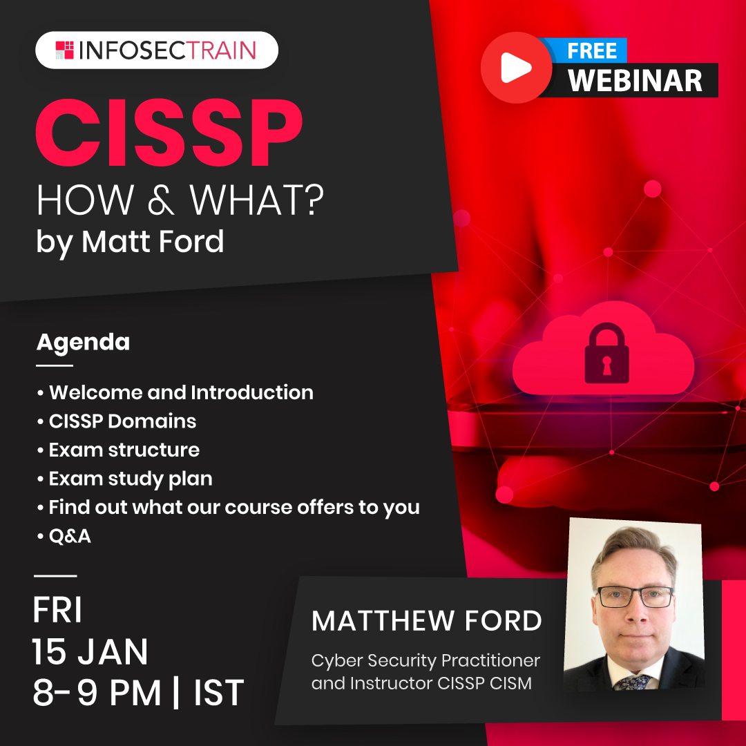Live Event by Matt Ford - CISSP How & What?