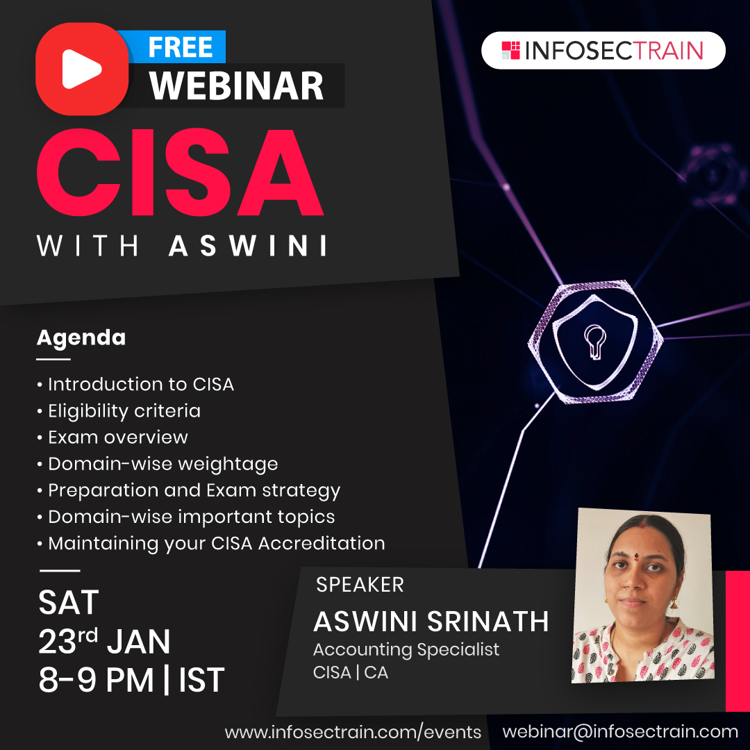 Live Webinar - Introduction to CISA