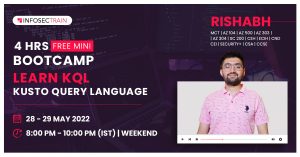Live Event with InfosecTrain - Learn Free KQL (Kusto Query Language)