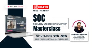 Free 3 Day Training in SOC Masterclass